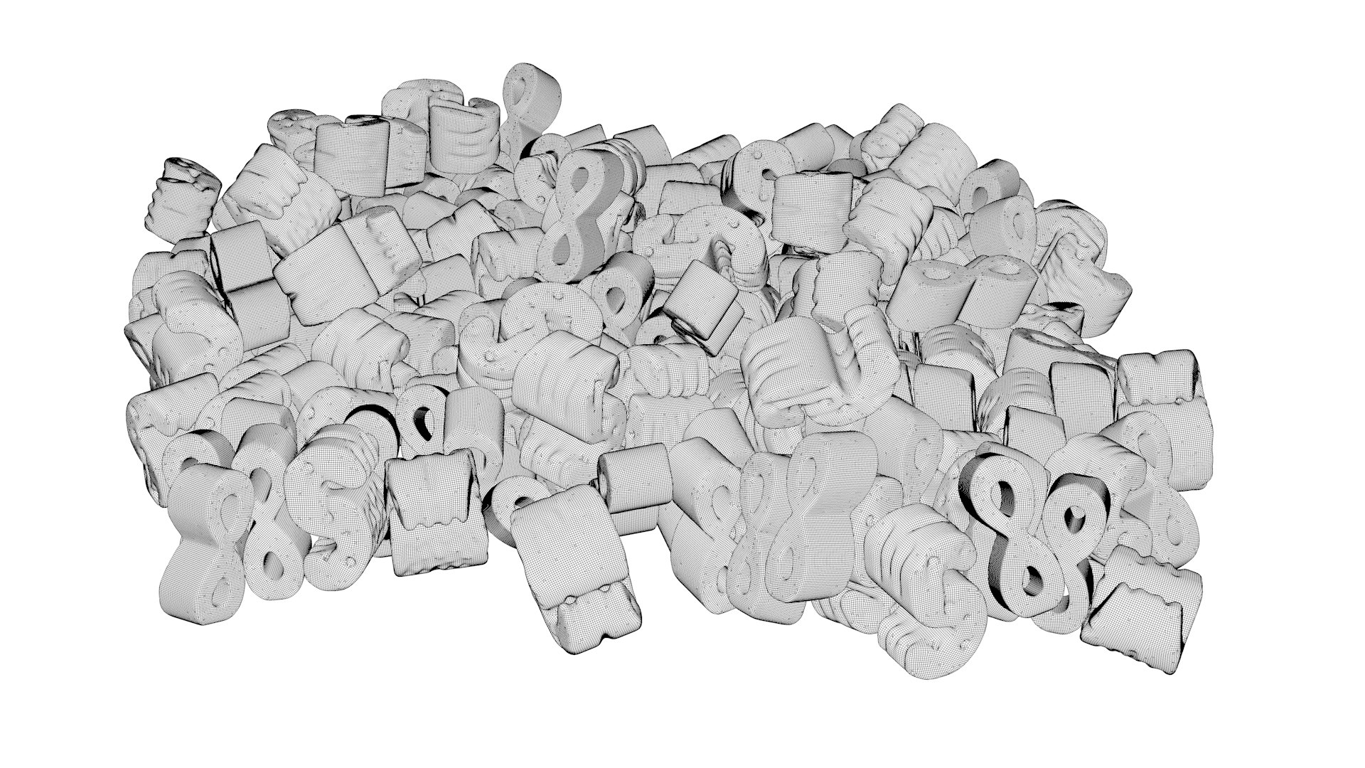 3D Packing Peanuts - TurboSquid 1830290