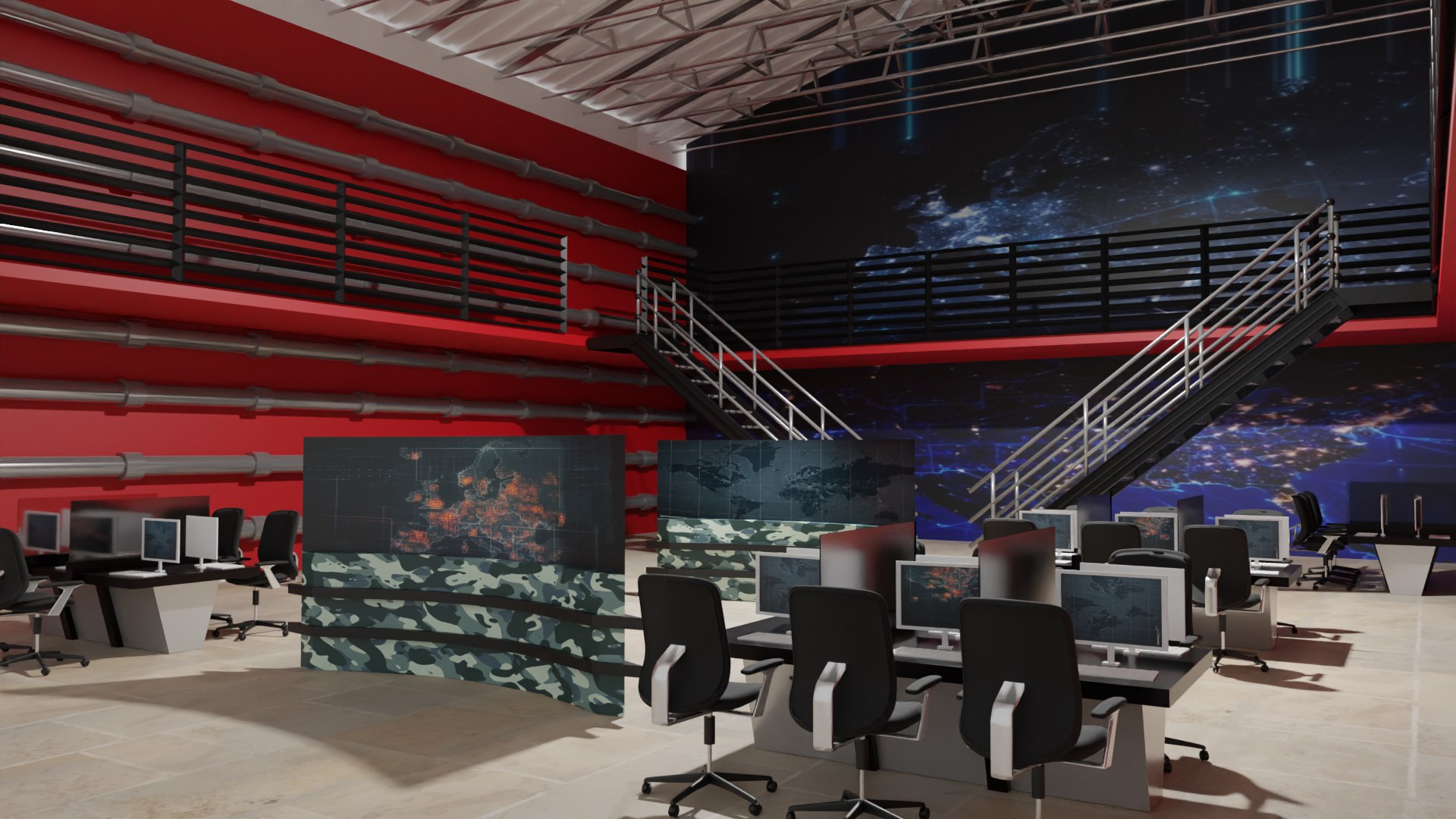 Free Military Bunker - Military Base Model - TurboSquid 2164733