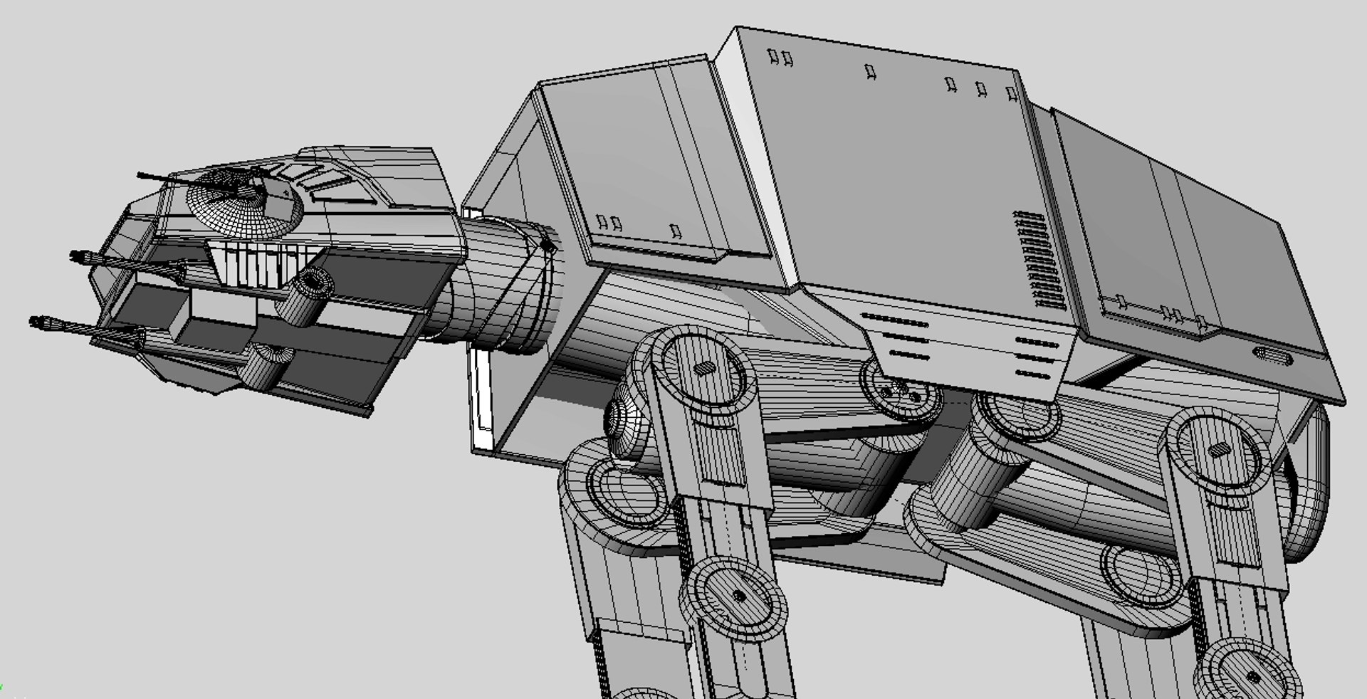 3d Model Of Imperial Walkers