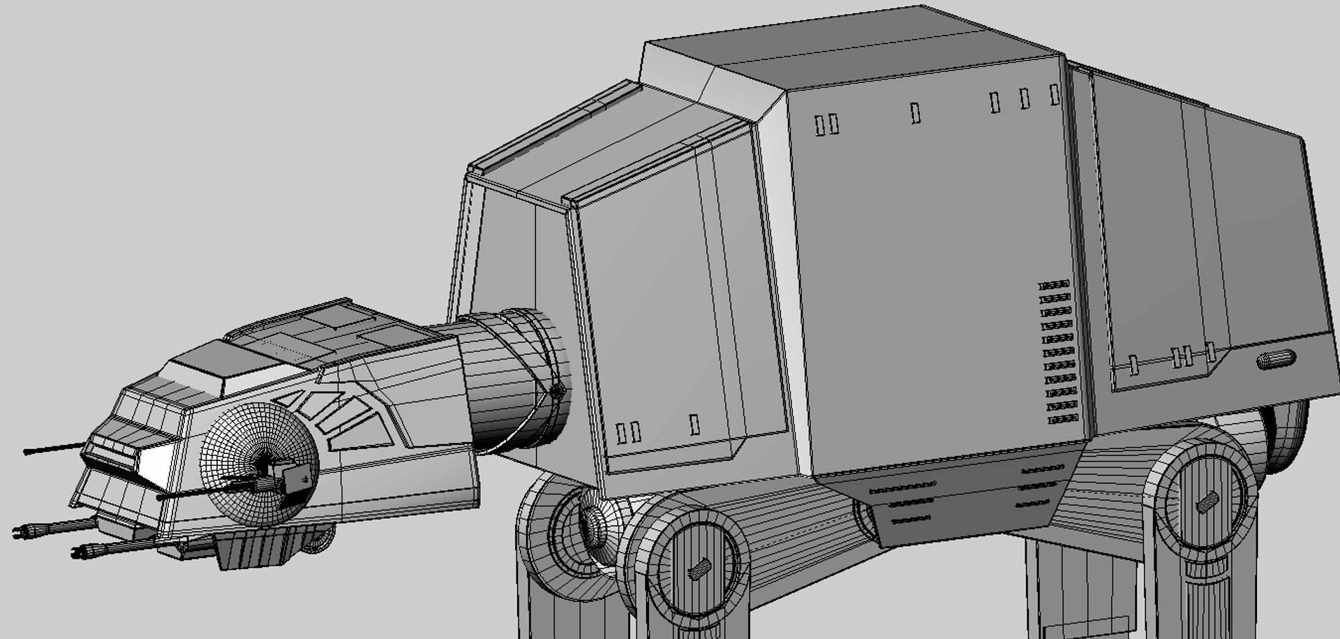 3d Model Of Imperial Walkers