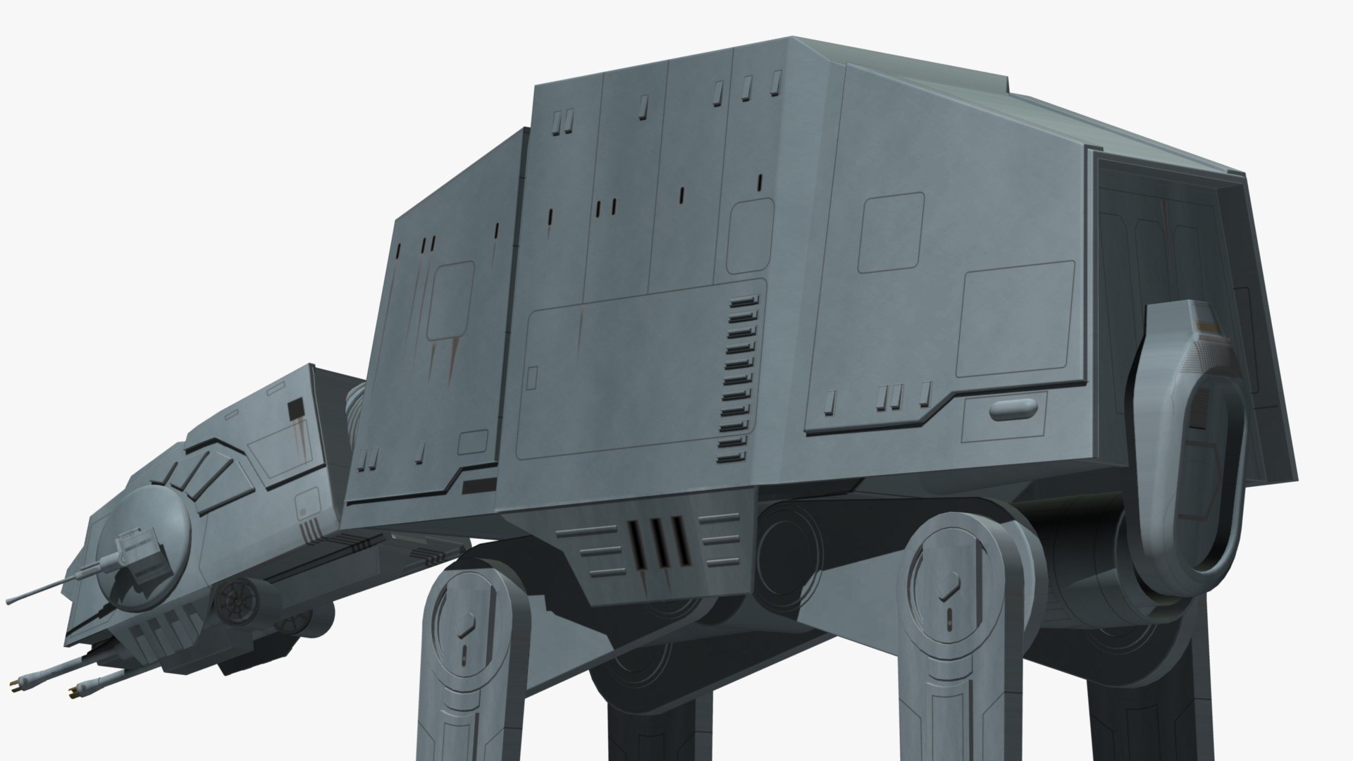 3d Model Of Imperial Walkers