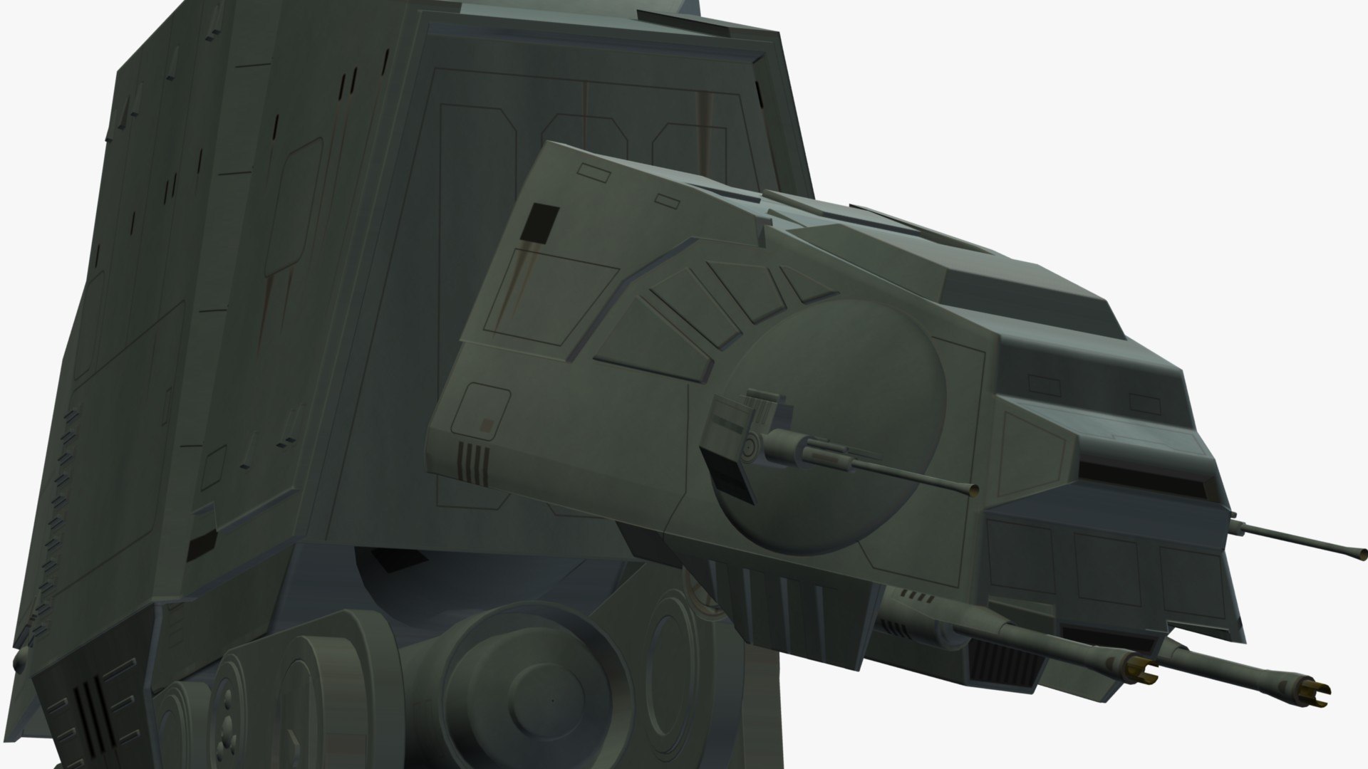 3d Model Of Imperial Walkers