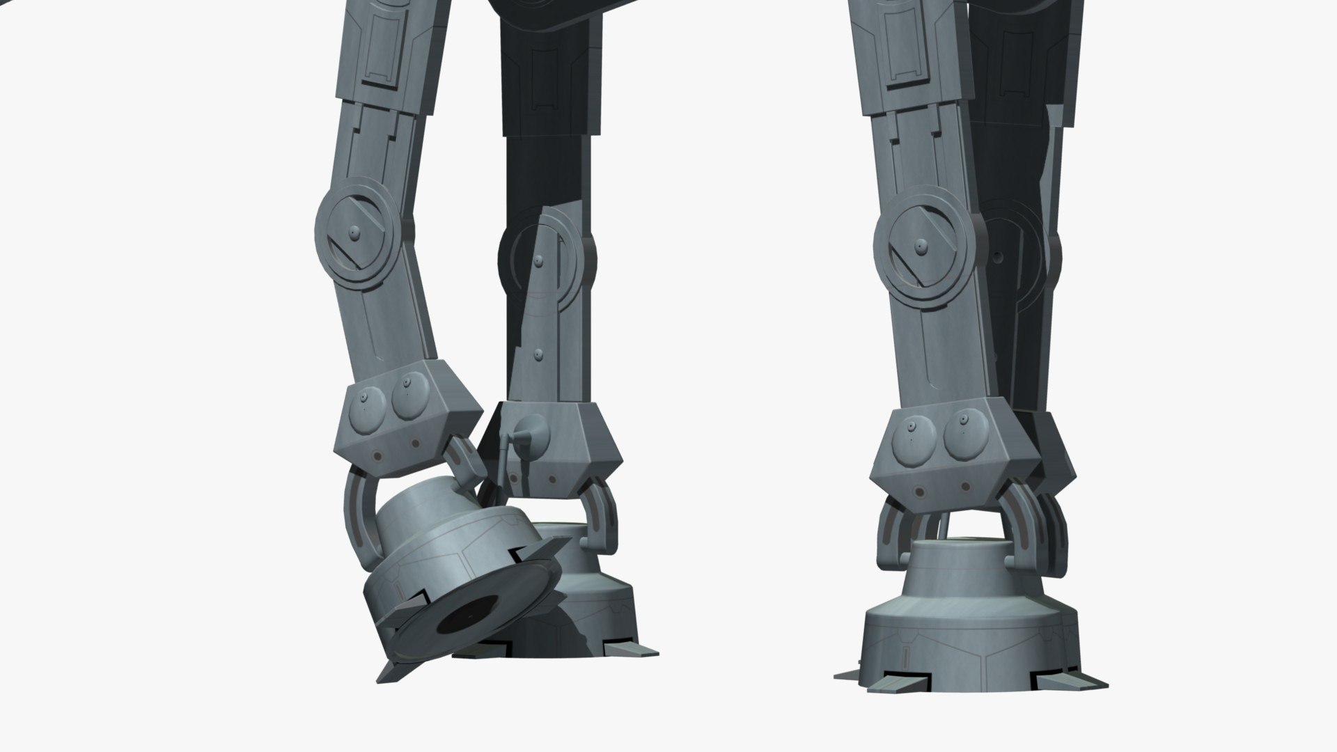 3d Model Of Imperial Walkers