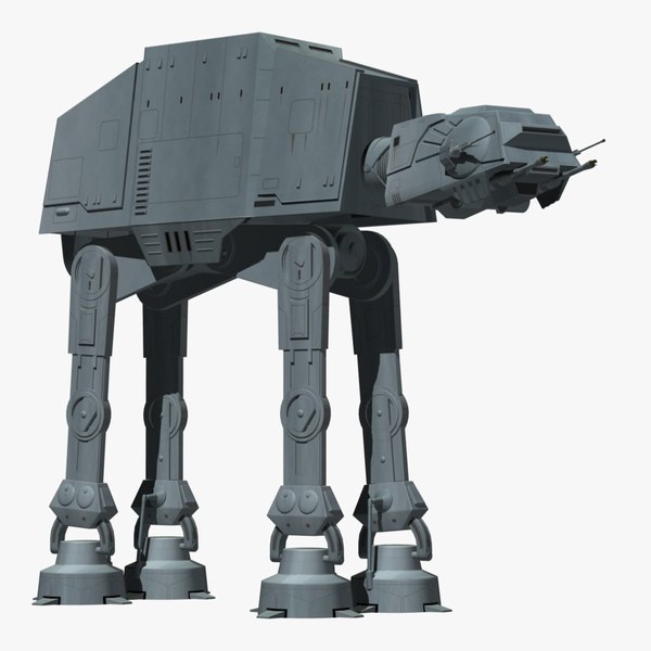3d model of imperial walkers
