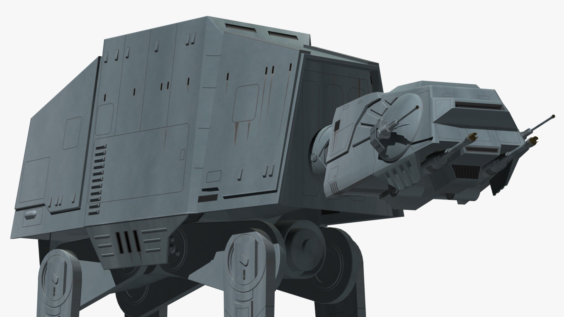 3d Model Of Imperial Walkers
