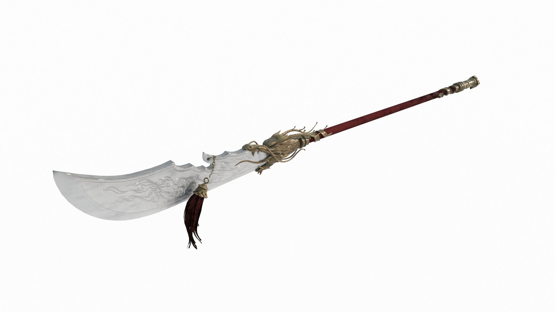 3D Asian Weapons Big Knife Model - TurboSquid 2293223