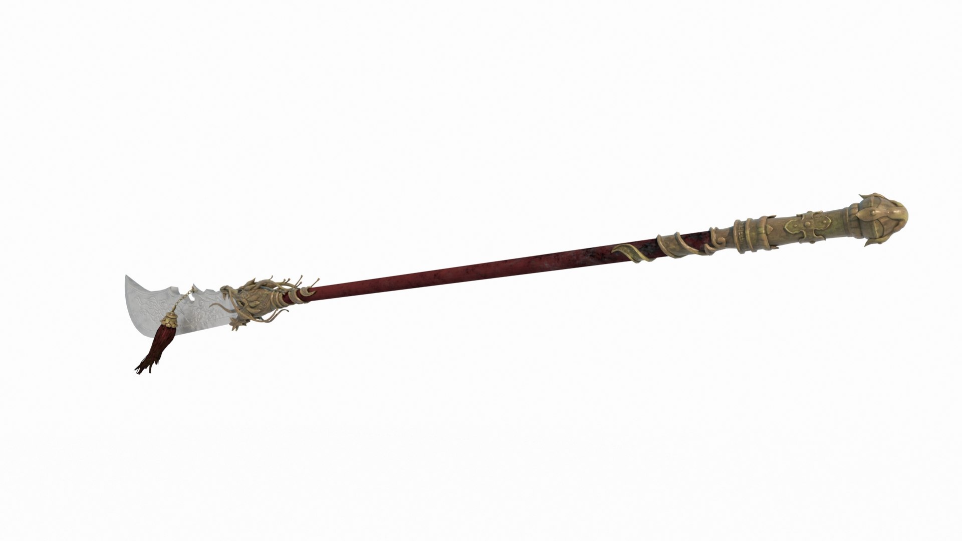 3D Asian Weapons Big Knife Model - TurboSquid 2293223