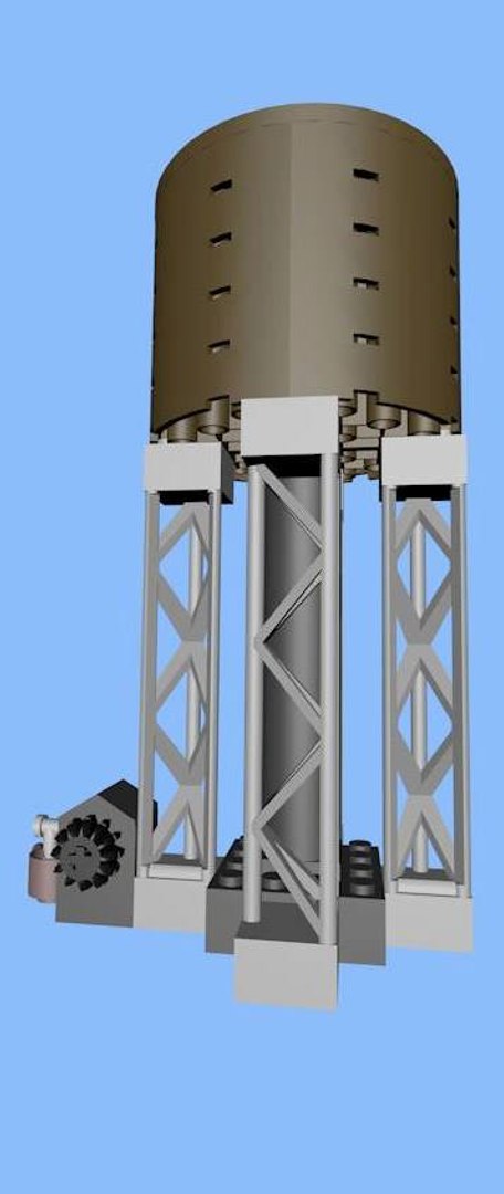 Lego Watertower Xml 3d 3ds