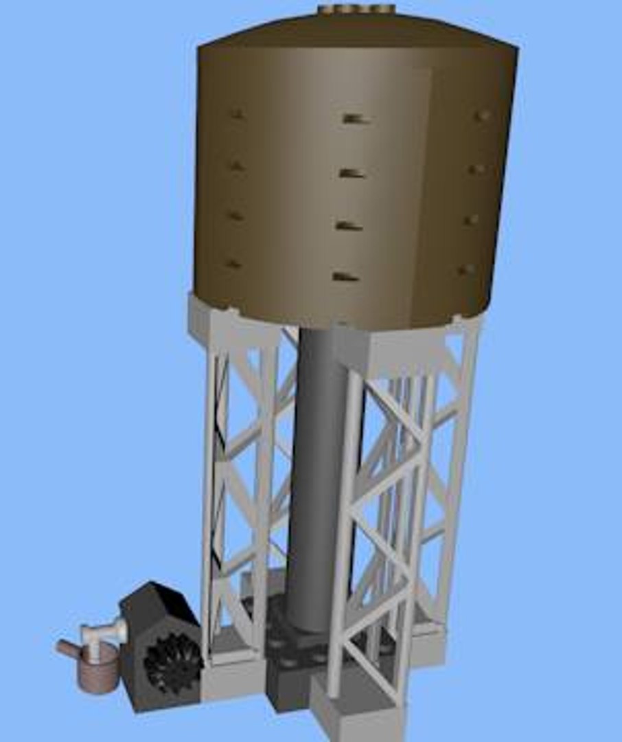Lego Watertower Xml 3d 3ds