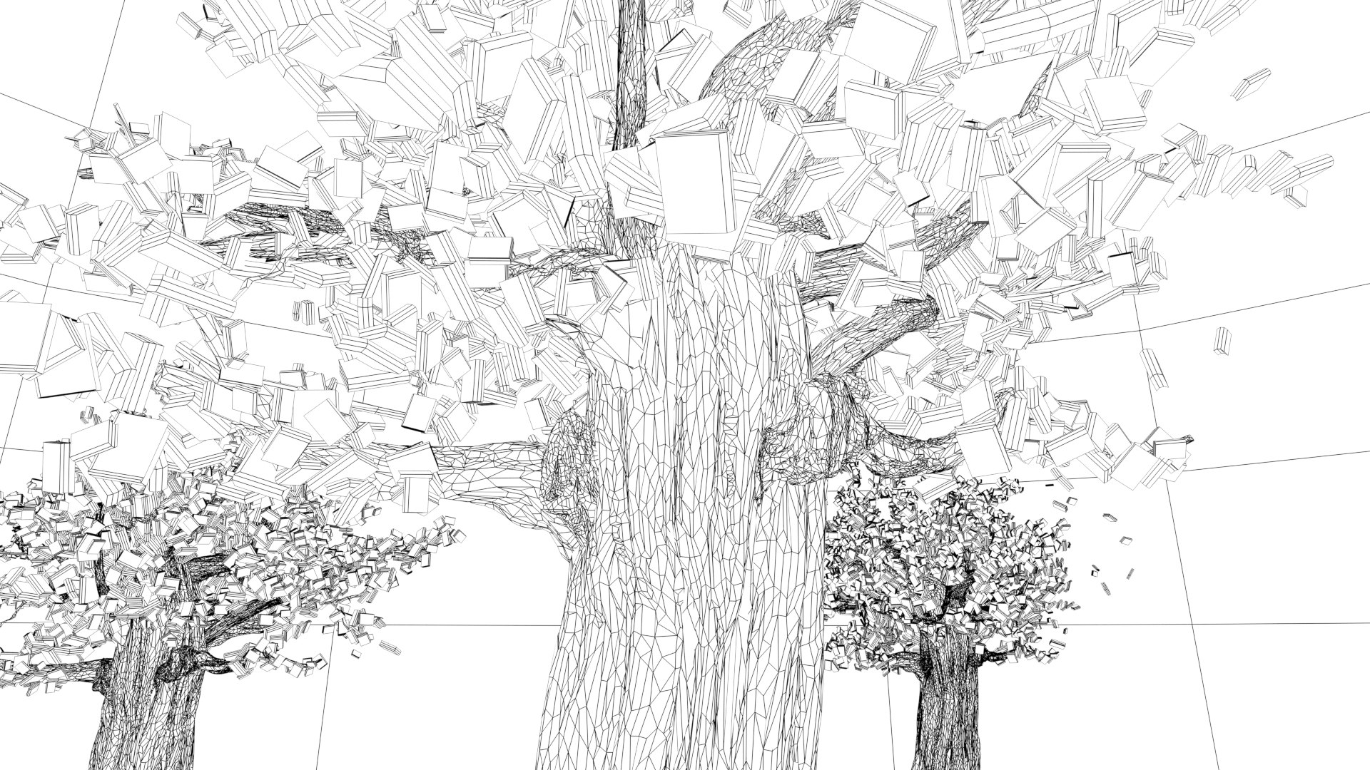 3D model Crystal tree tree cartoon tree model - TurboSquid 1831611