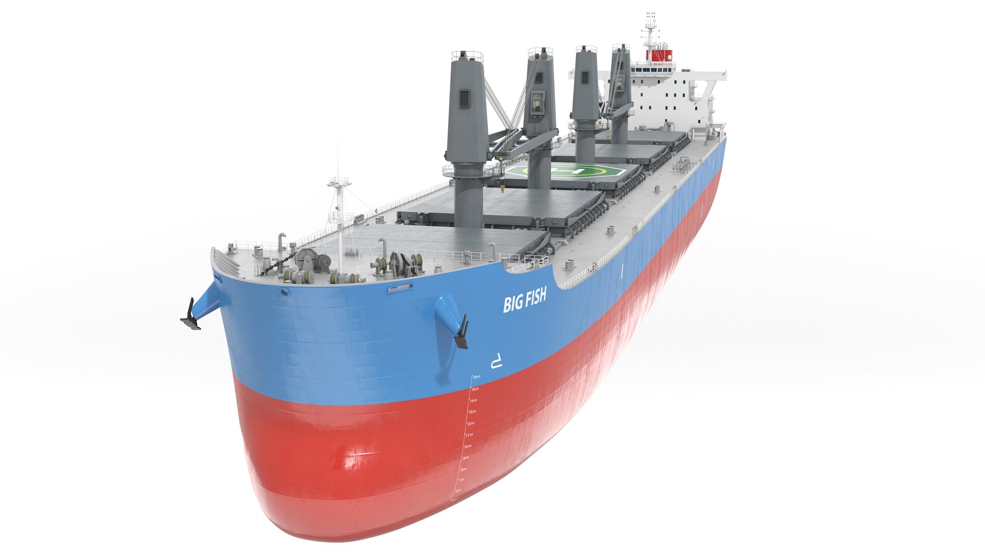 Bulk Ship 3D - TurboSquid 2043977