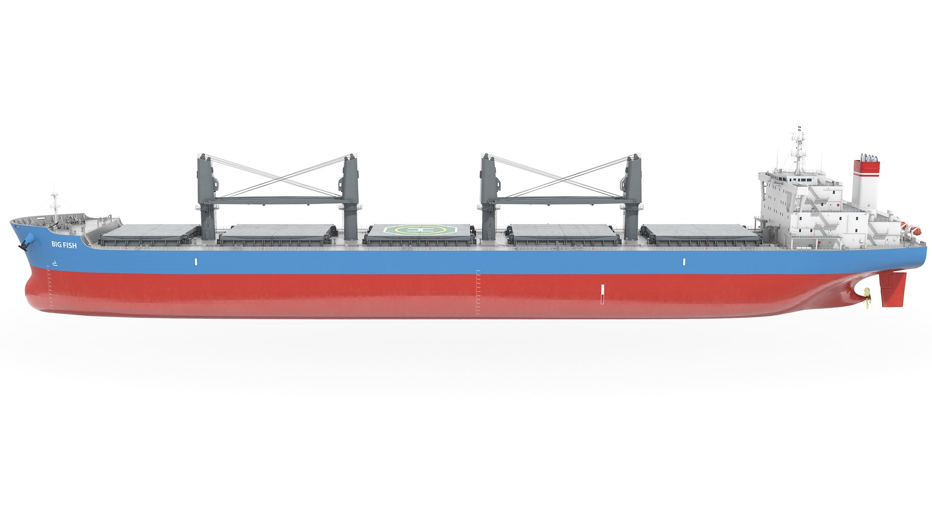 Bulk Ship 3D - TurboSquid 2043977