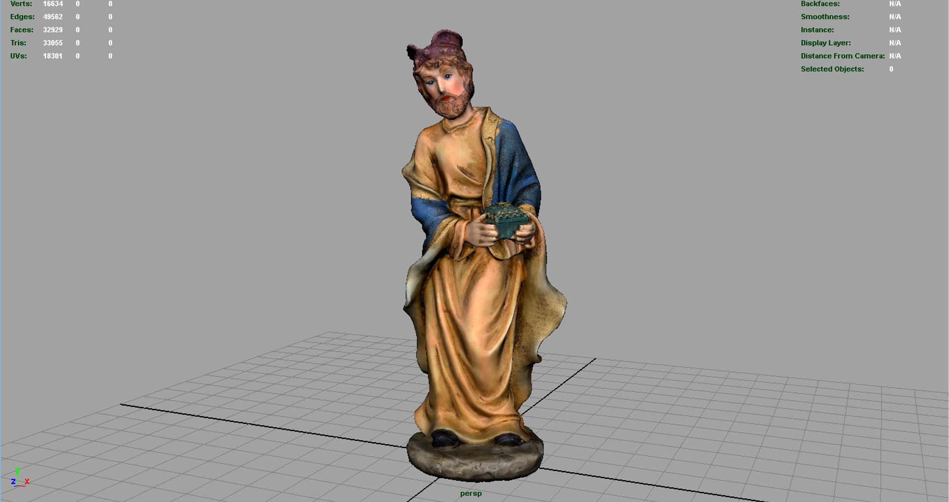 3d model gaspar king