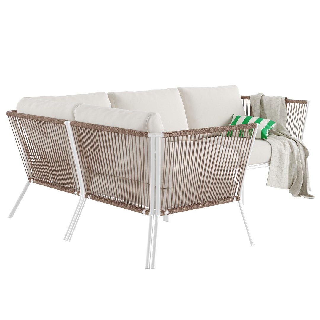 Segeron Outdoor Corner Sofa Model - TurboSquid 2379531