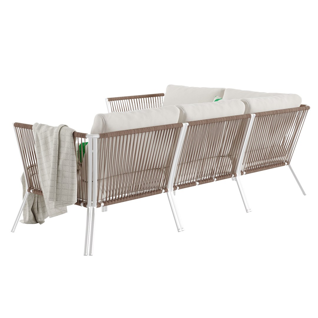 Segeron Outdoor Corner Sofa Model - TurboSquid 2379531