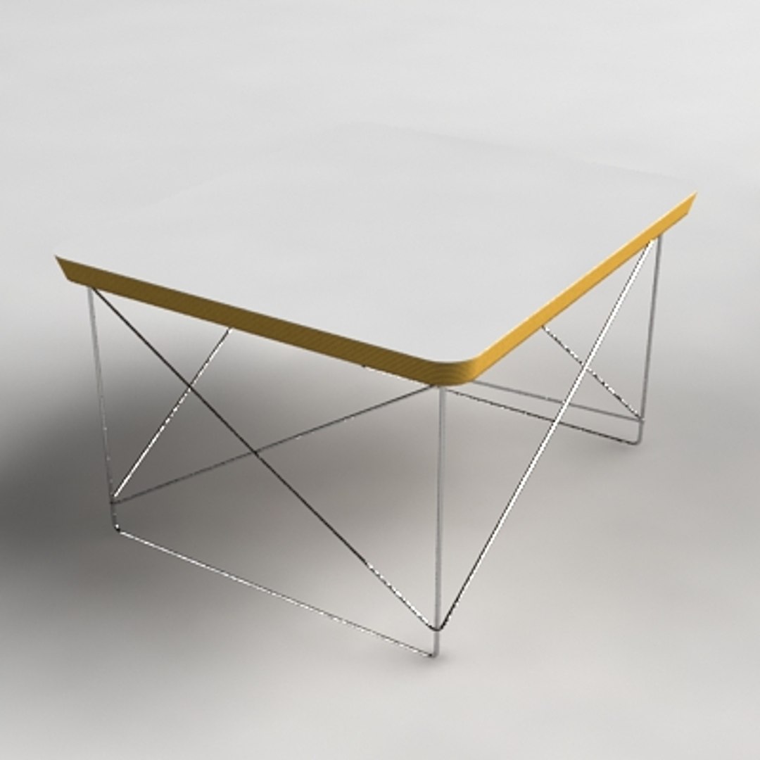 3d Eames Wire Table Model