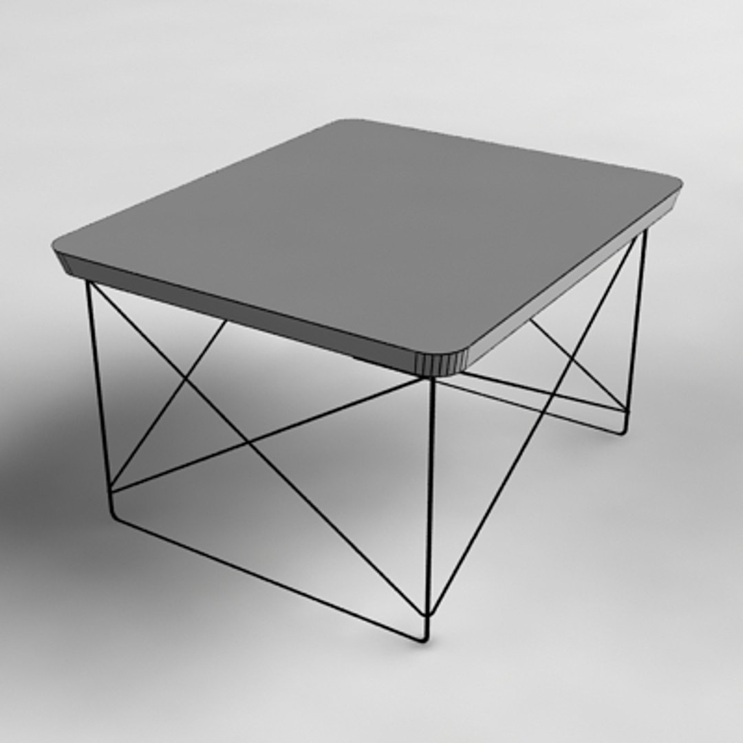 3d Eames Wire Table Model