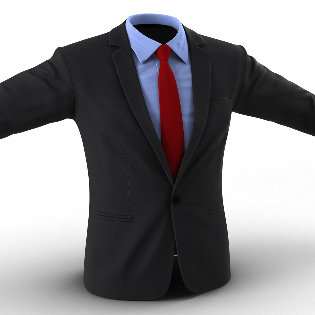 3d Suit Jacket 10 Modeled