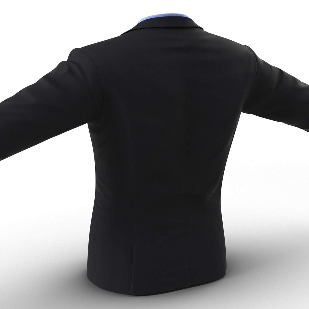 3d Suit Jacket 10 Modeled