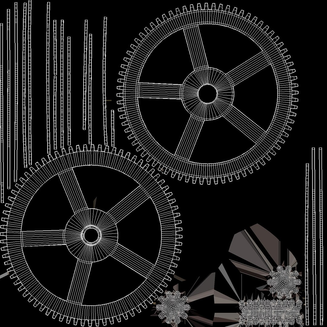 3D Clockwork Gear - TurboSquid 2158783