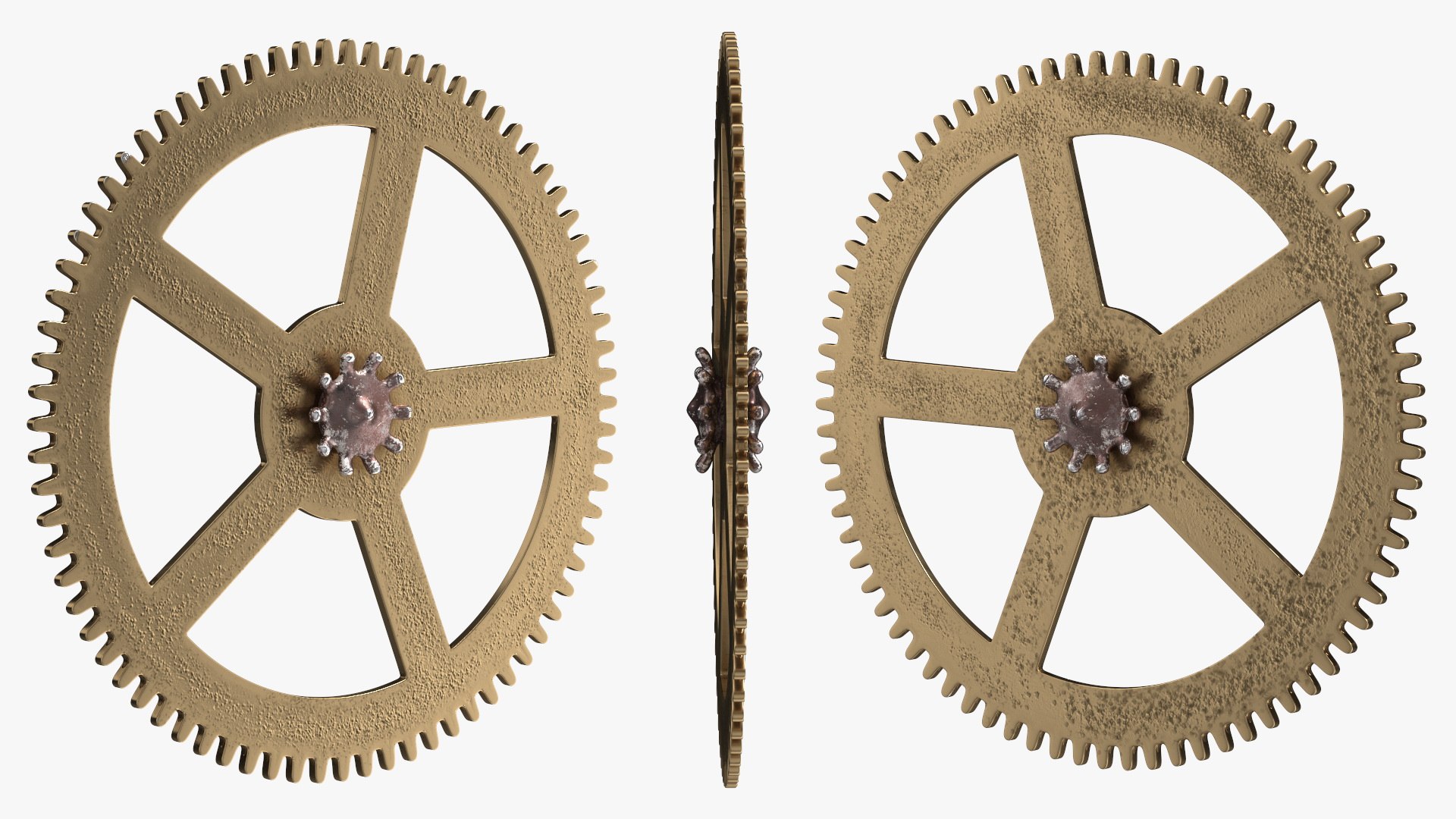 3D Clockwork Gear - TurboSquid 2158783