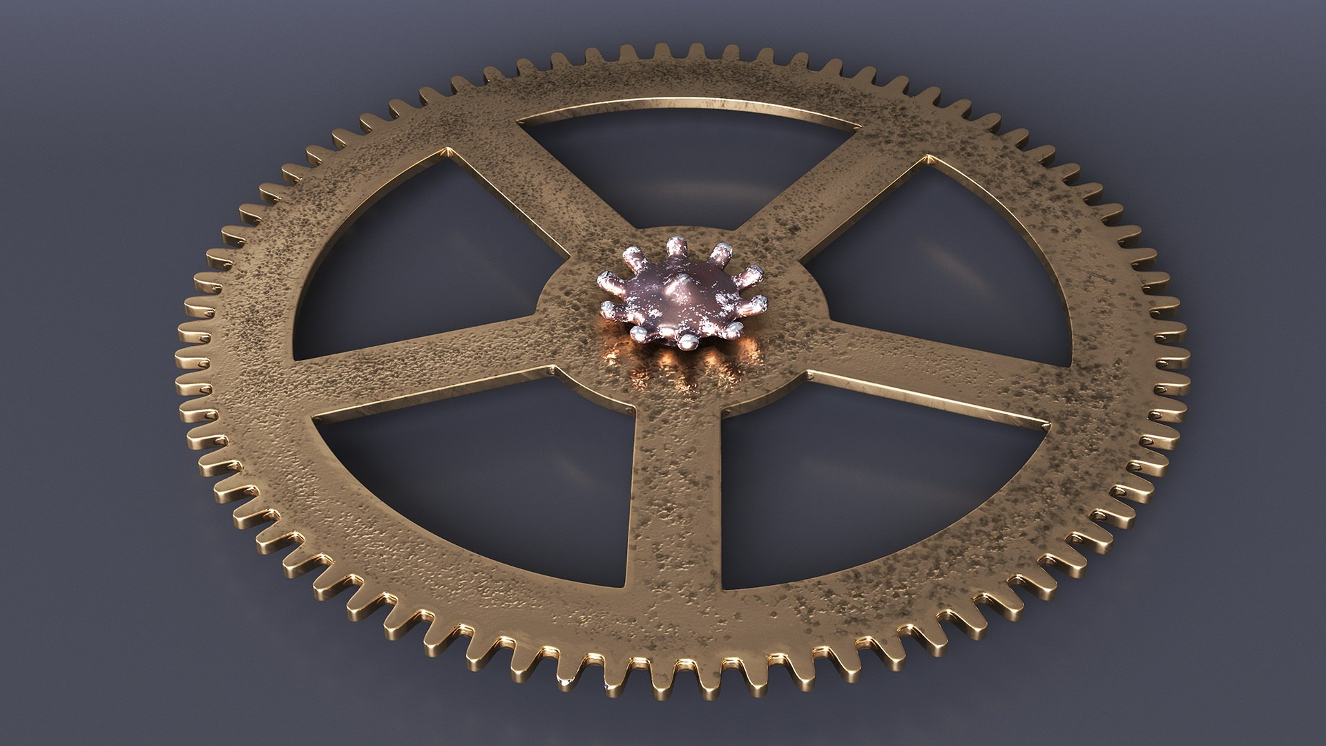 3D Clockwork Gear - TurboSquid 2158783