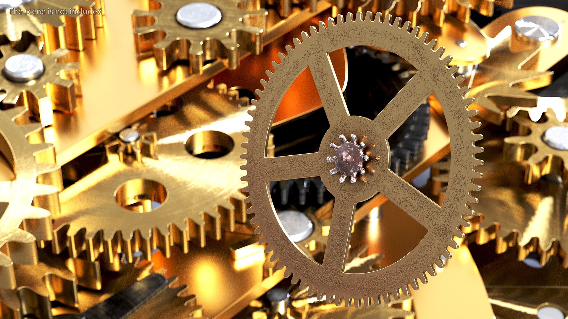 3D Clockwork Gear - TurboSquid 2158783