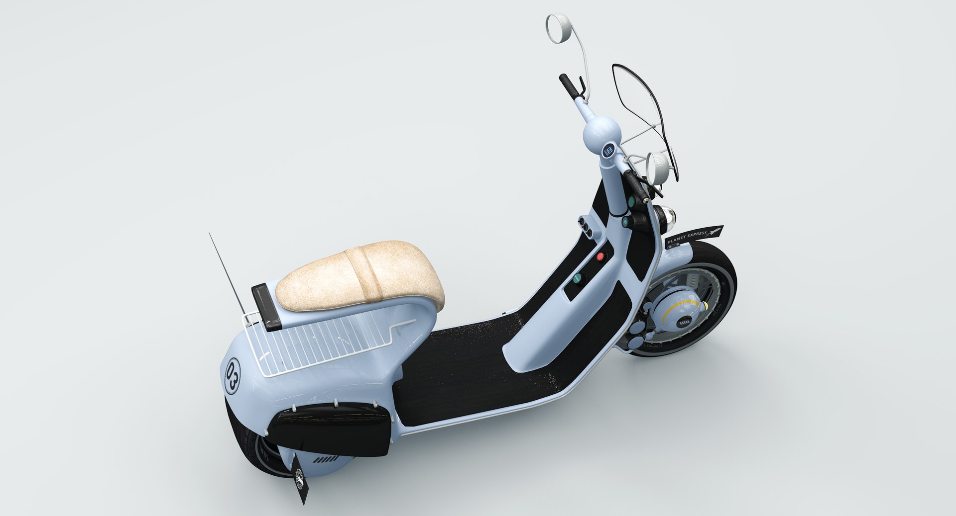 Electric Scooter 3D Model - TurboSquid 1470045