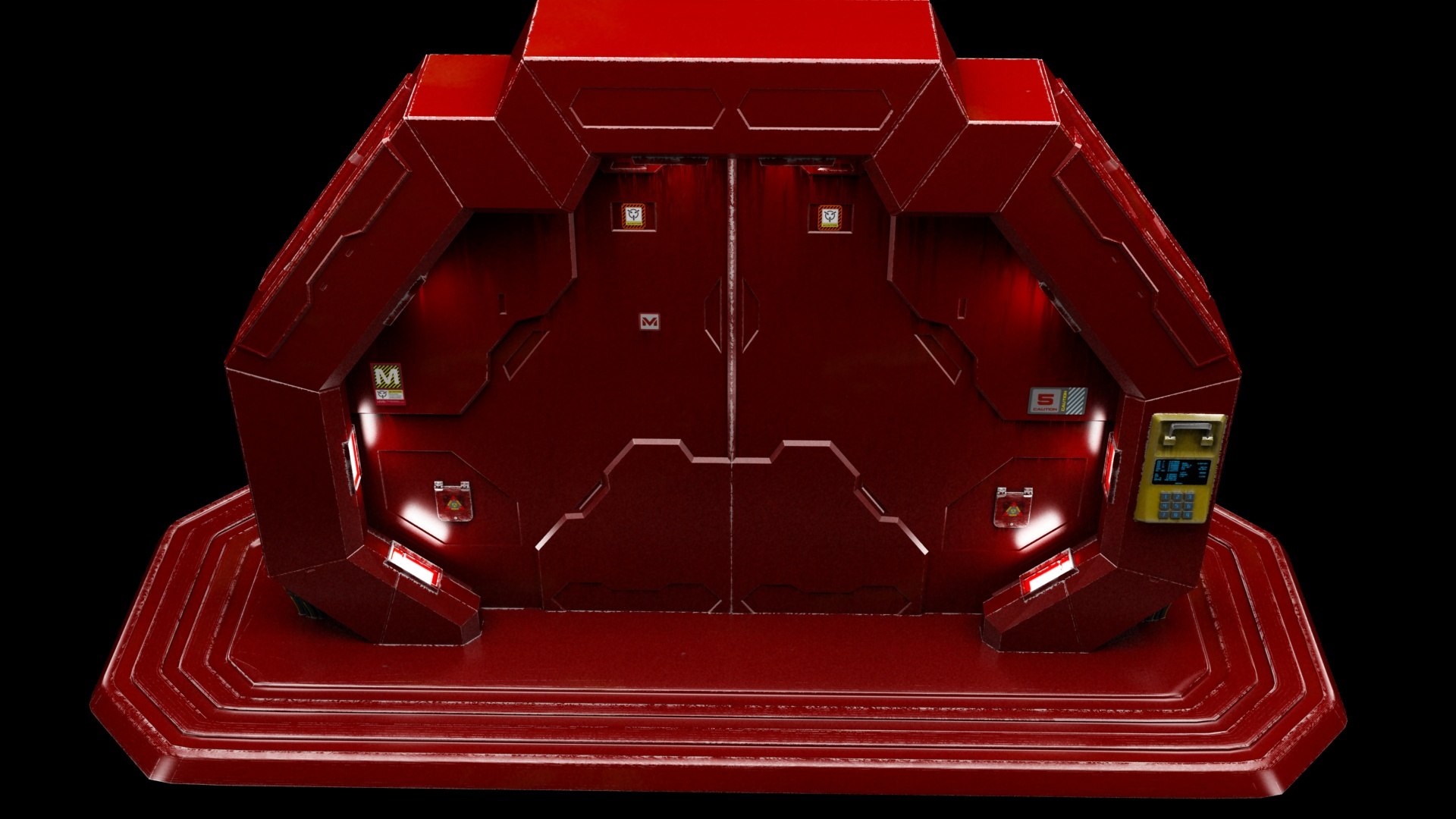3d Sci Fi Gate