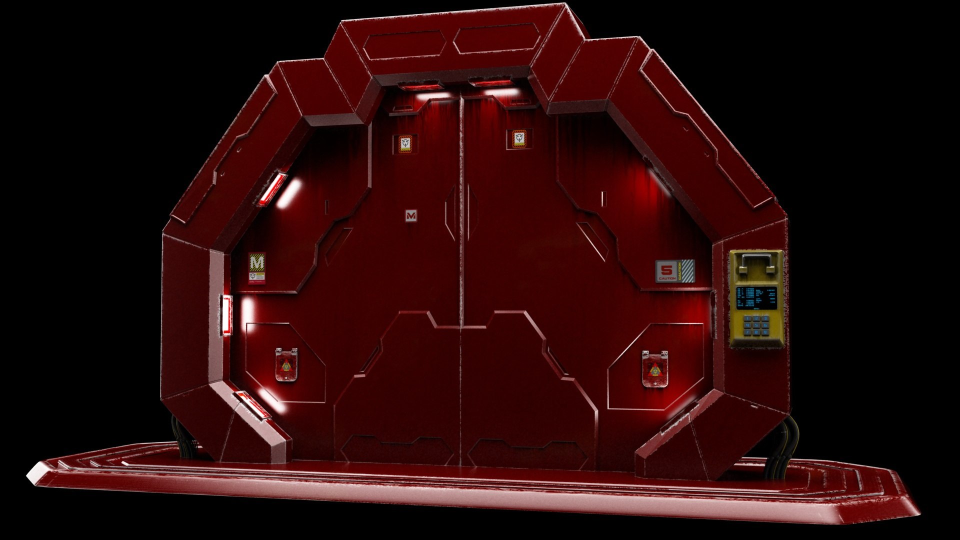 3d Sci Fi Gate