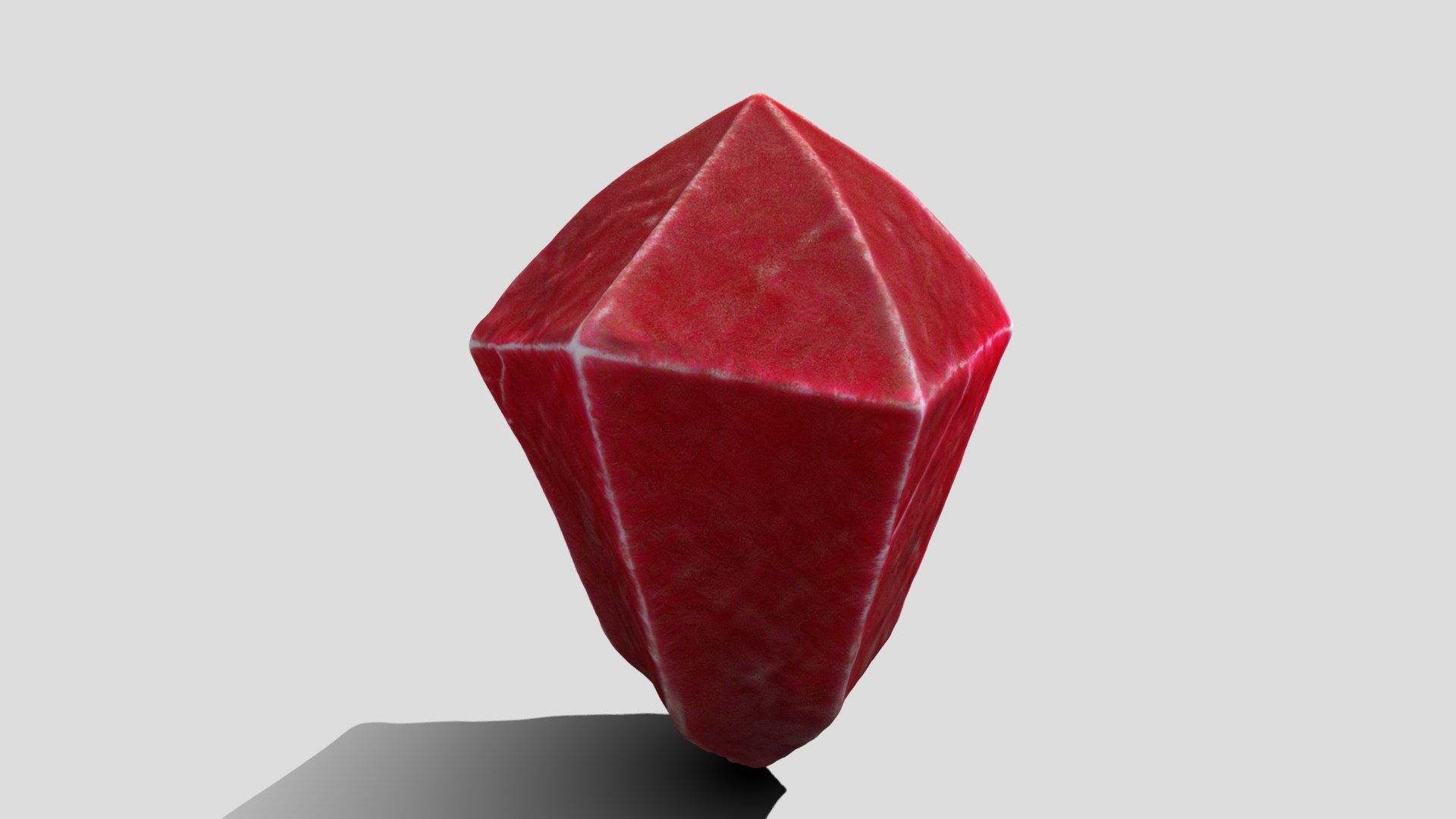 3D Red Gem model - TurboSquid 2155395