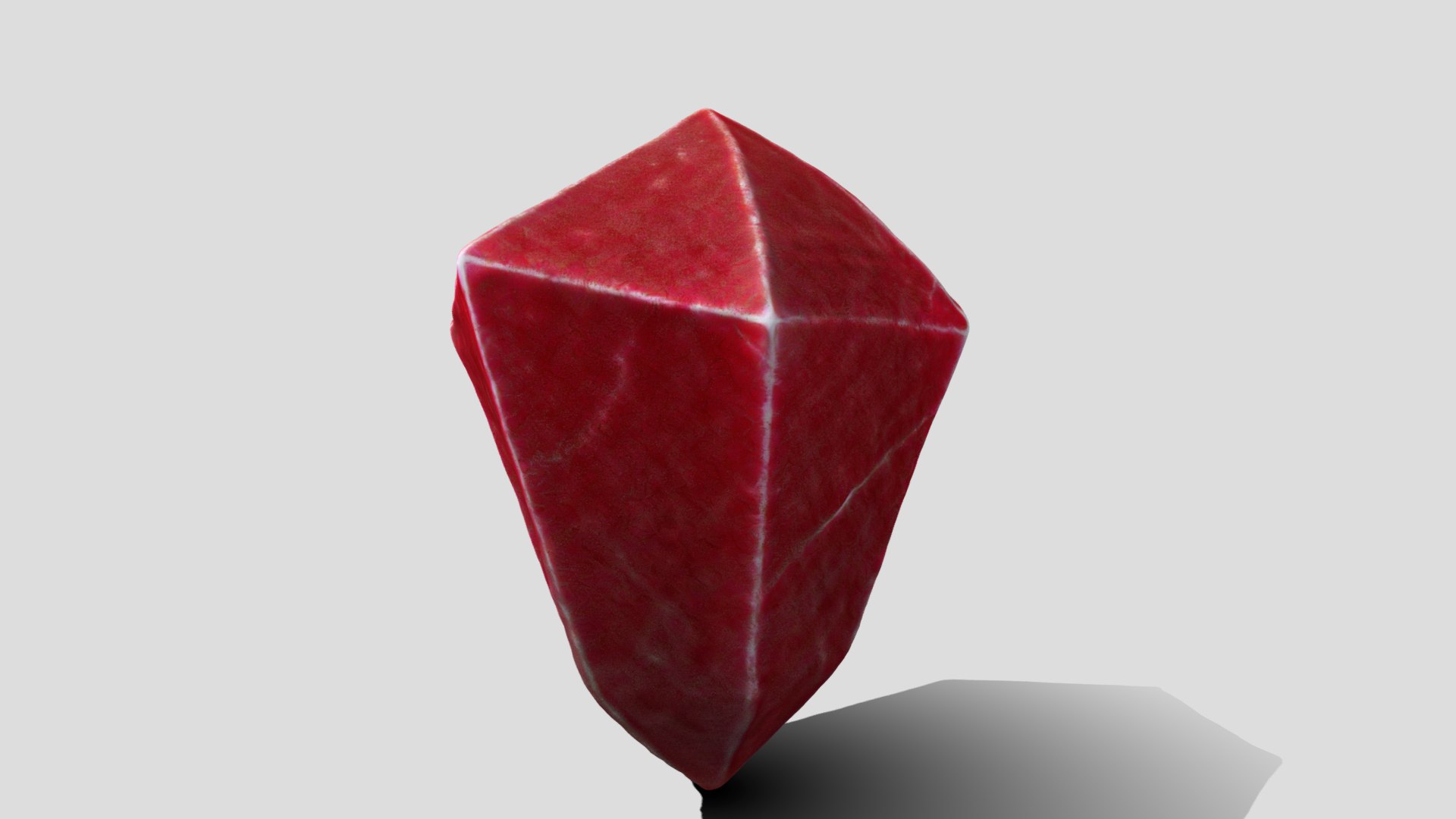 3D Red Gem Model - TurboSquid 2155395