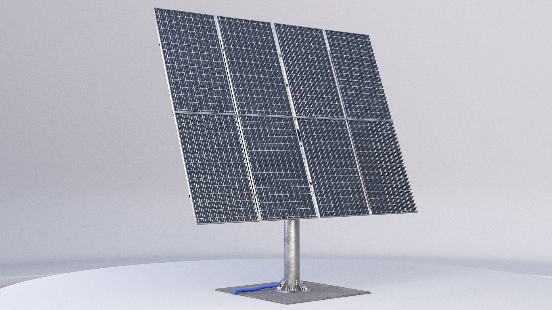 Solar Panel Collection Model - TurboSquid 2093697