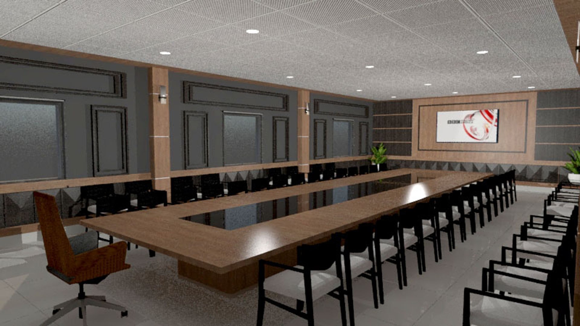 3D Conference Hall Model - TurboSquid 2154350