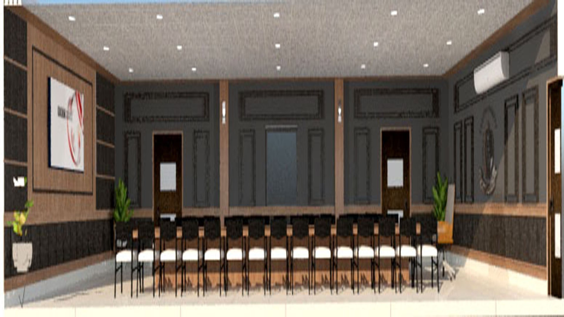 3D Conference Hall Model - TurboSquid 2154350