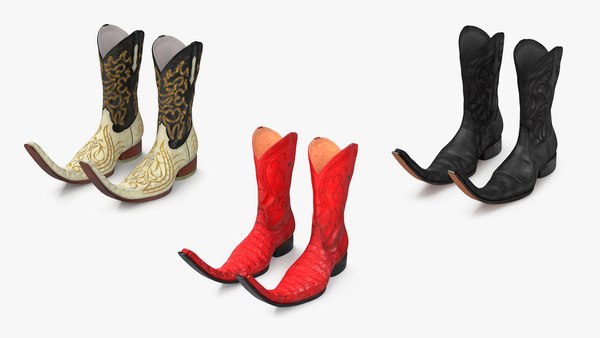 modelo 3d Colección de botas guaracheros mexicanos - TurboSquid 2298959