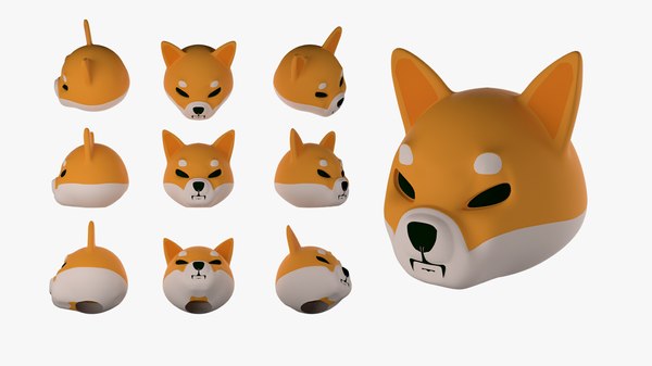 Shiba Inu Head lowpoly and highpoly3D模型 - TurboSquid 1894883