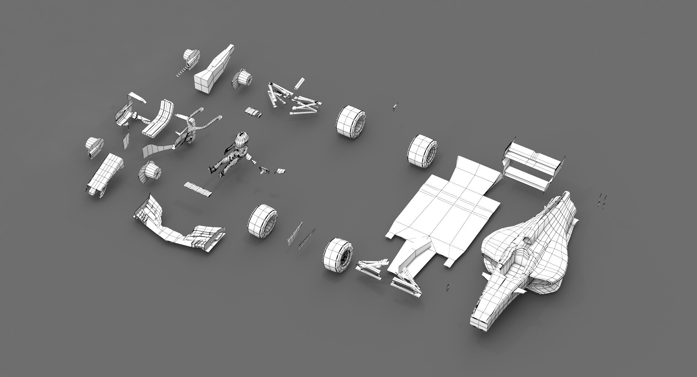 Formula 1 concept car model - TurboSquid 1204300