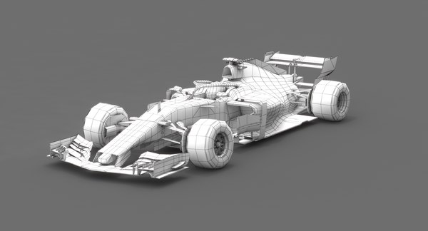 Formula 1 concept car model - TurboSquid 1204300