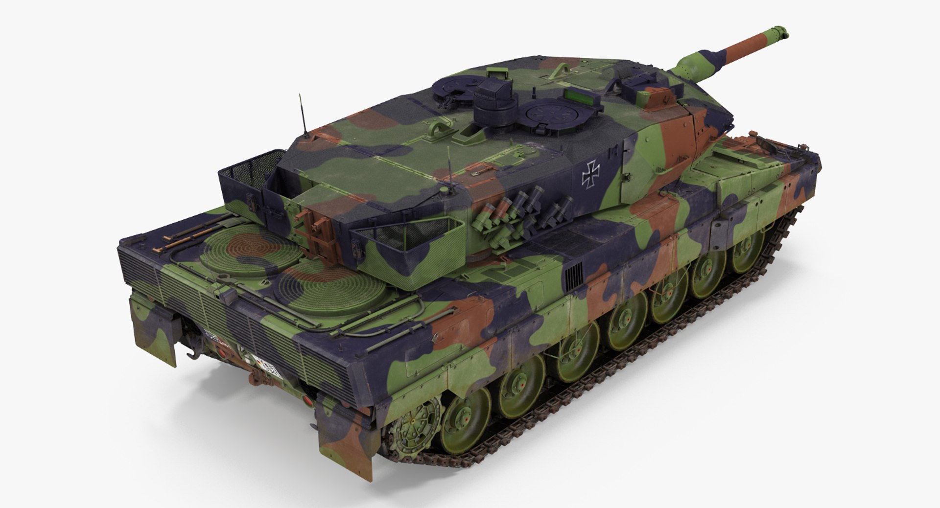3d Model German Battle Tank Leopard