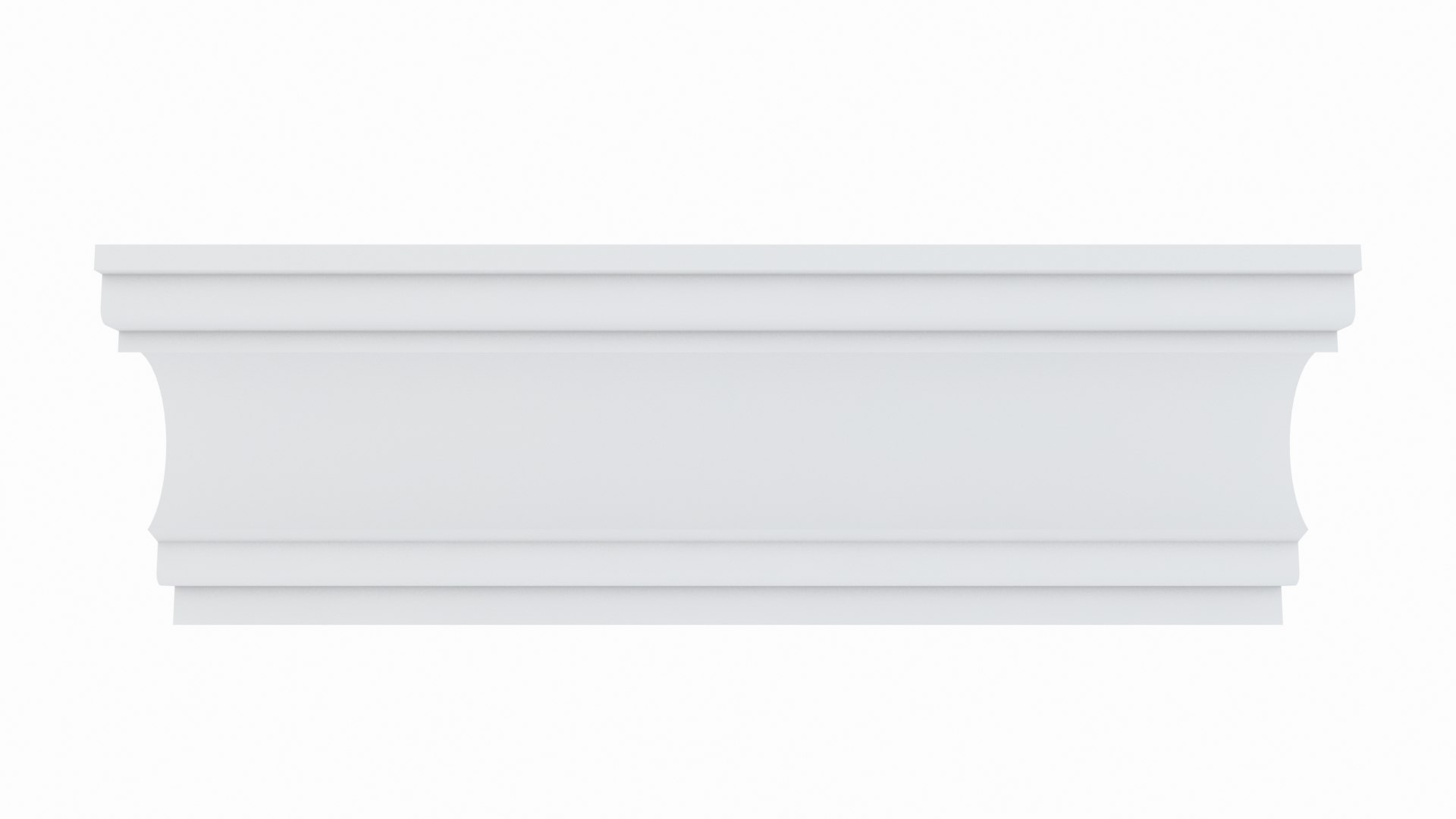 3D Model Cornice 159 Straight - TurboSquid 2030694