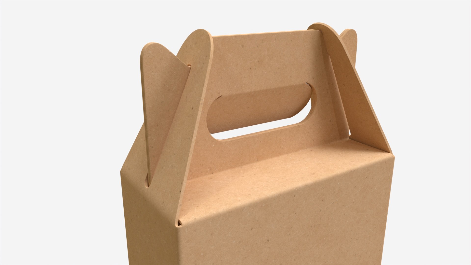 3D Bottle Carboard Gable Box Packaging - TurboSquid 1951568