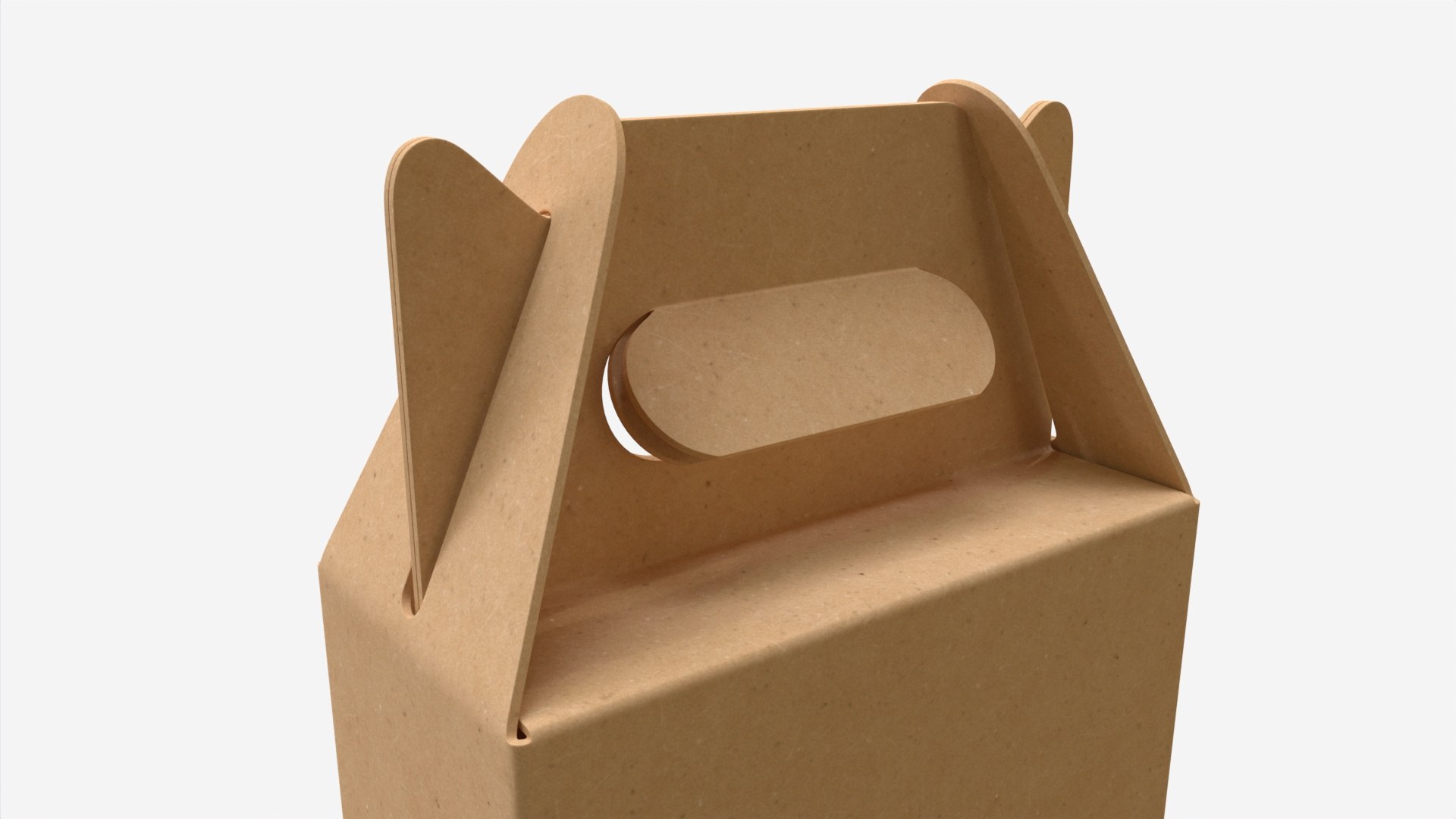 3D Bottle Carboard Gable Box Packaging - TurboSquid 1951568