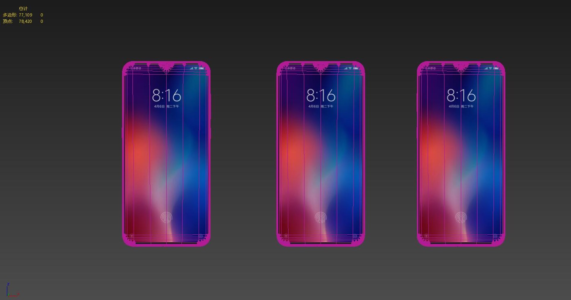 3D model xiaomi 9 phone telephone - TurboSquid 1535206