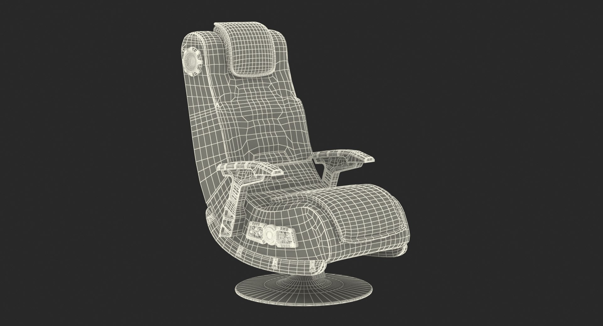Gaming chair xrocker pro 3D model - TurboSquid 1348751