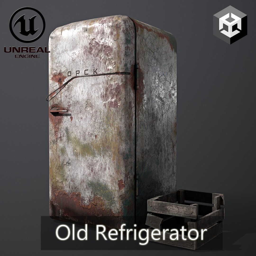 3D Old refrigerator of the USSR ORSK - TurboSquid 1920191
