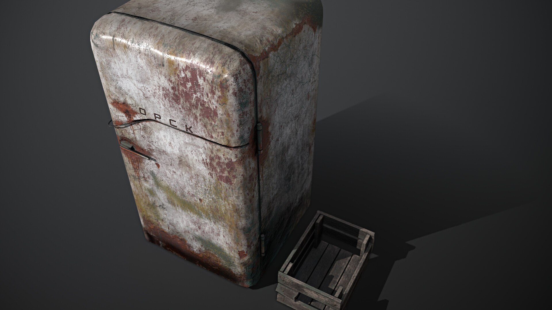3D Old refrigerator of the USSR ORSK - TurboSquid 1920191
