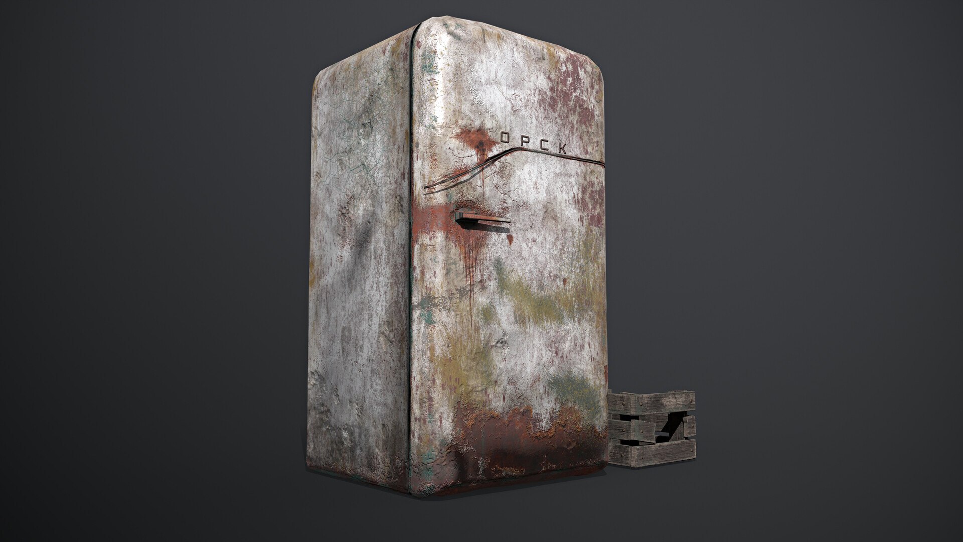 3D Old refrigerator of the USSR ORSK - TurboSquid 1920191