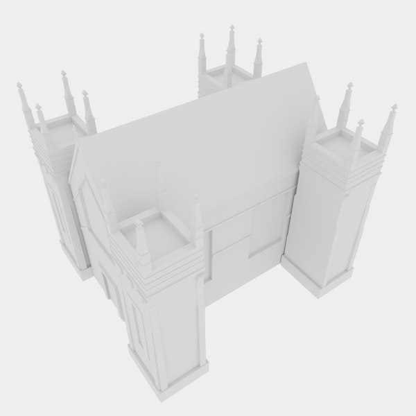 church print 3d obj