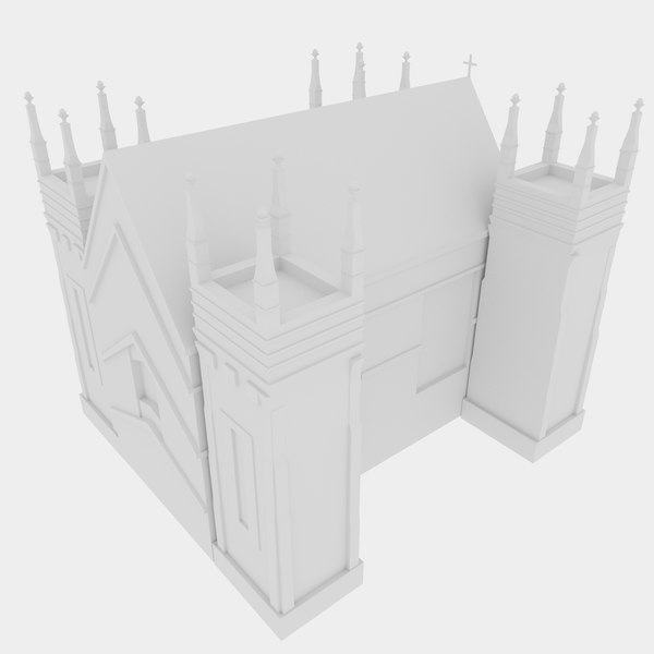 church print 3d obj
